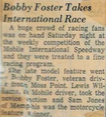 Bobby Foster II Collection album | ALABAMA AUTO RACING PIONEERS | Fotki ...