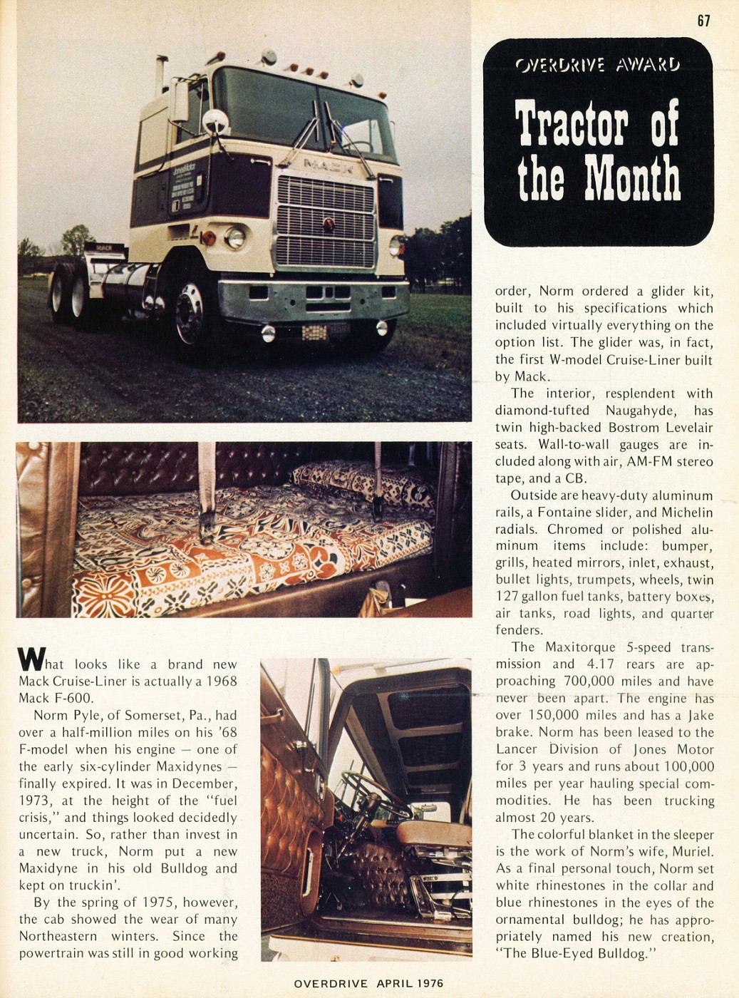 04 Overdrive Magazine April 1976 album | Dutch Model Truck Club | Fotki ...