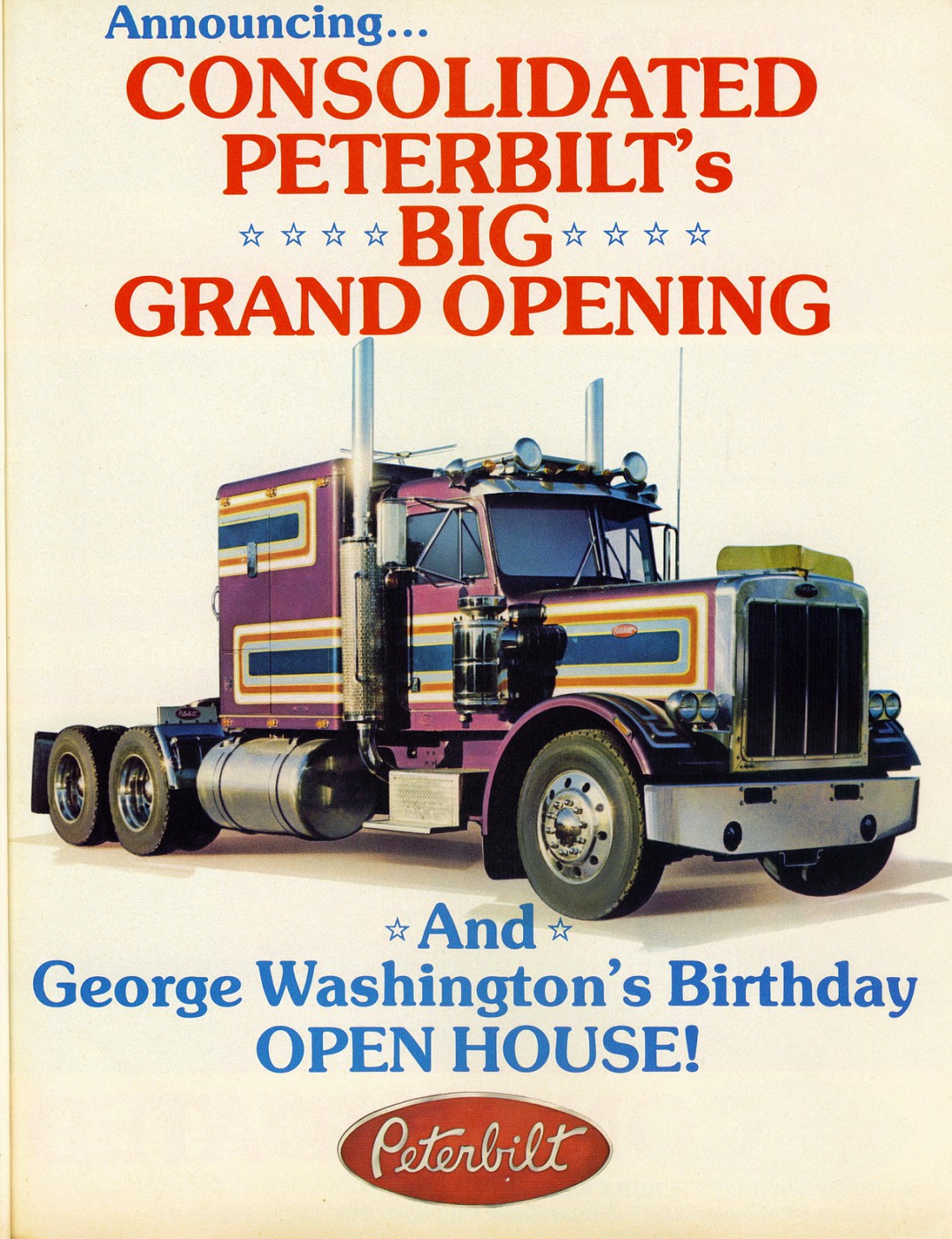 Photo: February 1979 Consolidated Peterbilt Ad | 02 Overdrive Magazine ...