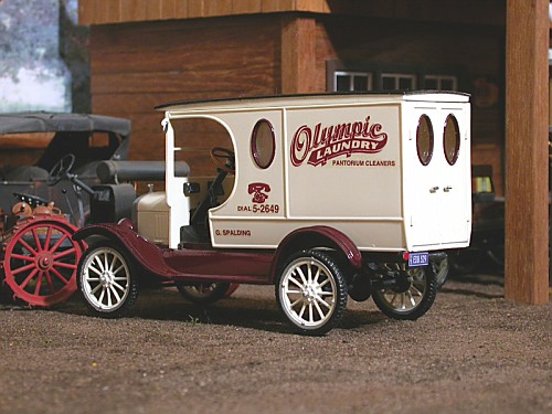 Photo: 1923 Ford Model T Delivery Van Olympic Laundry-rvl | 1923 Ford ...