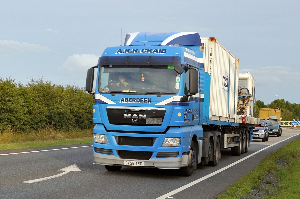 Photo: SV58 AFO MAN TGX 26.480 6x2 unit | A. R. R.Craib Transport Ltd ...