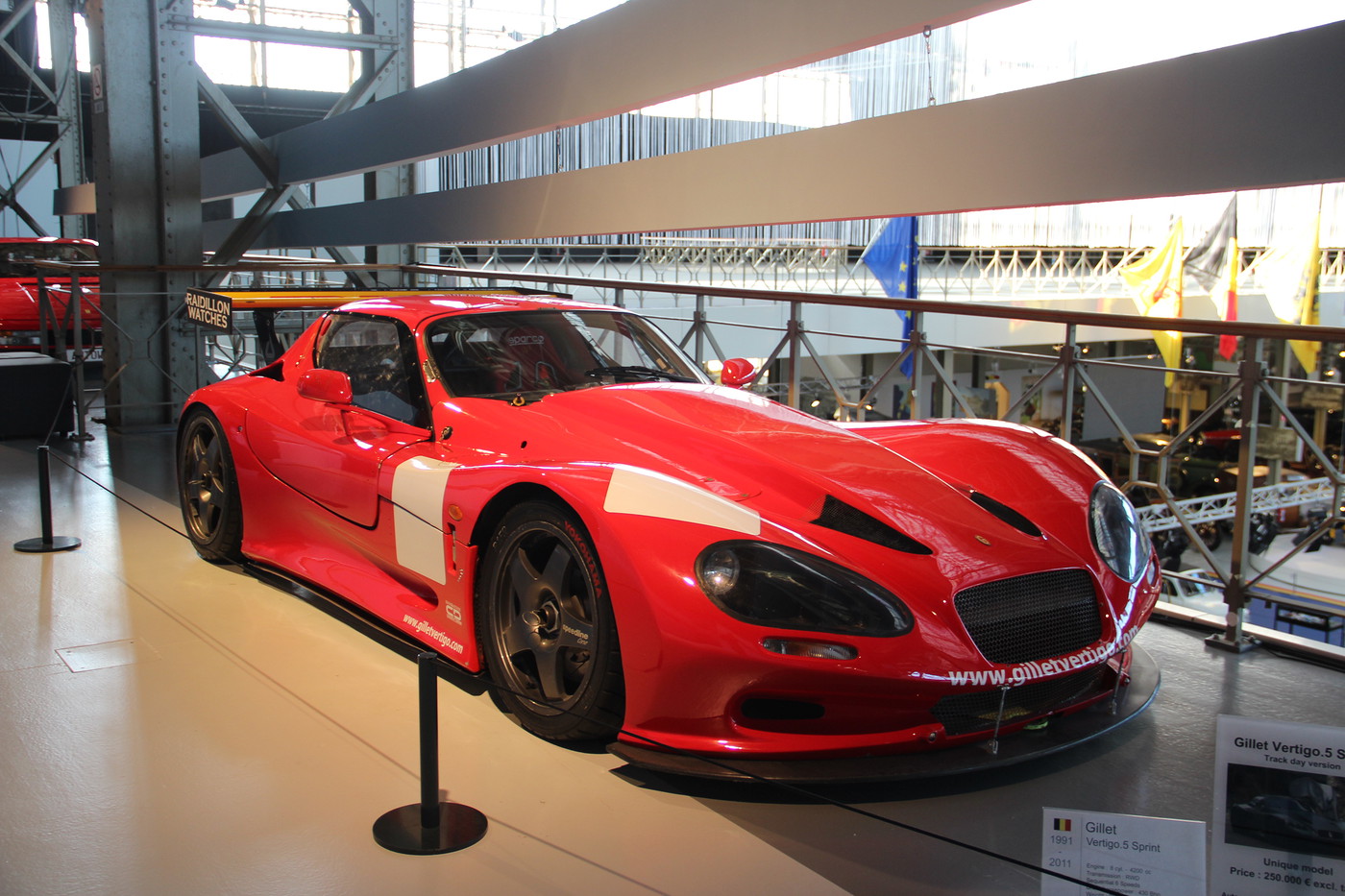 Photo: 1991 Gillet Vertigo 5 Sprint 00 | Autoworld Museum,Bruessel ...