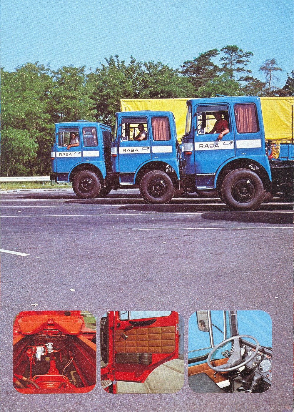 Photo: Raba LKW Familien 2 07 | Raba 16.256FS - Raba 833 and Raba 853 ...