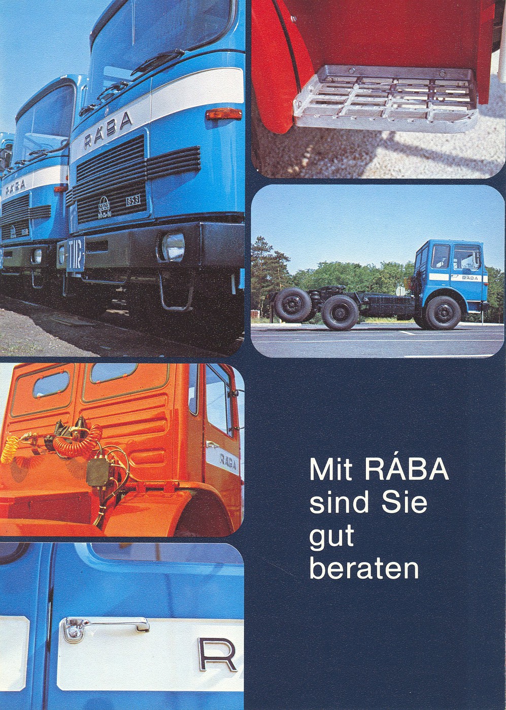 Photo: Raba LKW Familien 2 08 | Raba 16.256FS - Raba 833 and Raba 853 ...