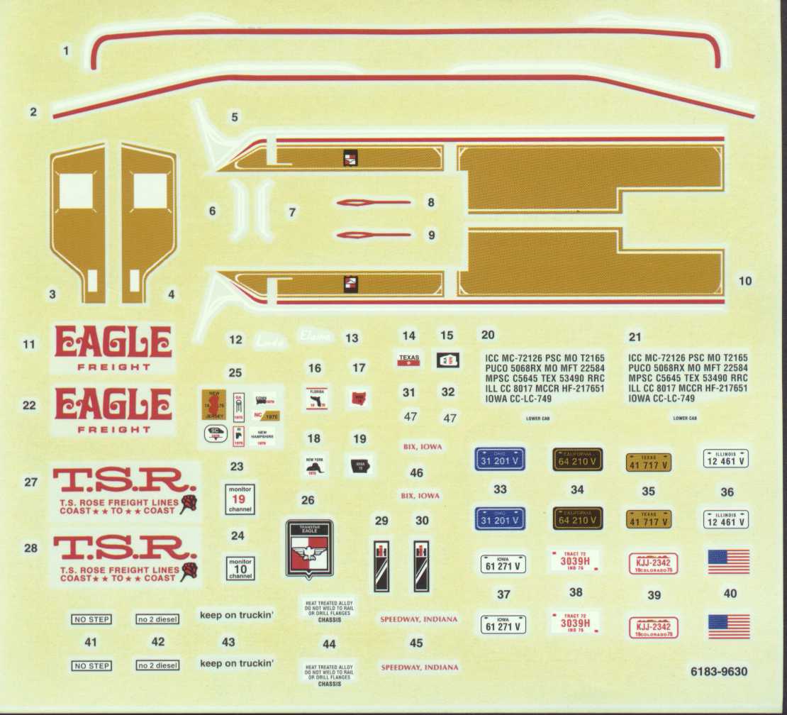 6183 International Transtar II Eagle (1:25) album | Dutch Model Truck ...