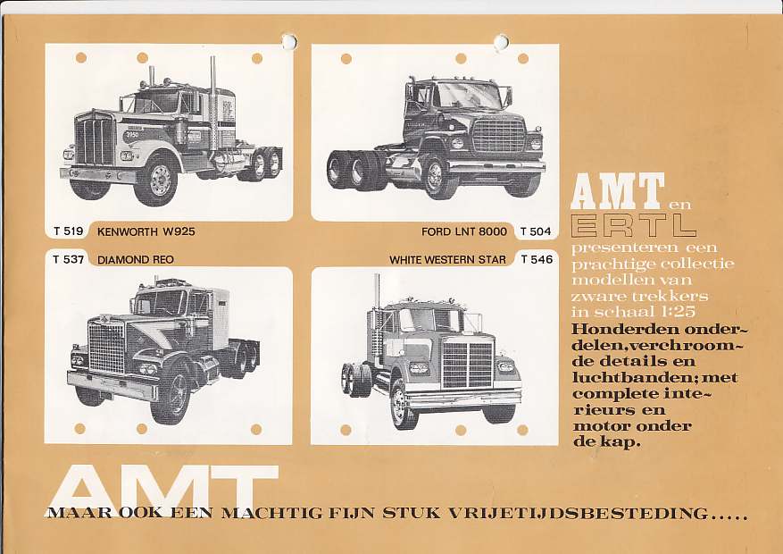 Photo: Overbeek AMT-Ertl Dutch importer 1974 05 | AMT 1974 Dutch ...