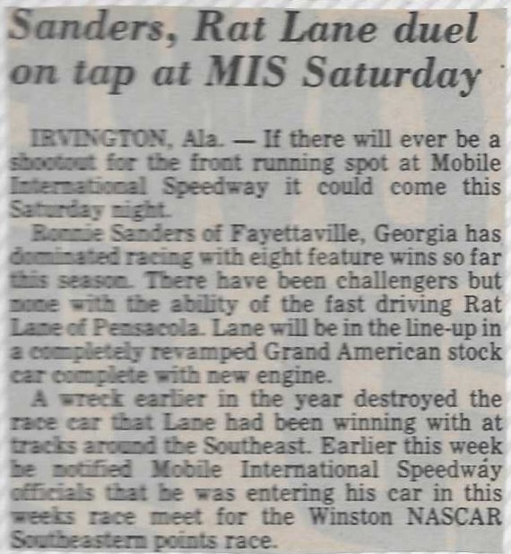 Photo: ronnie sanders & rat lane | Bobby Foster II Collection album ...