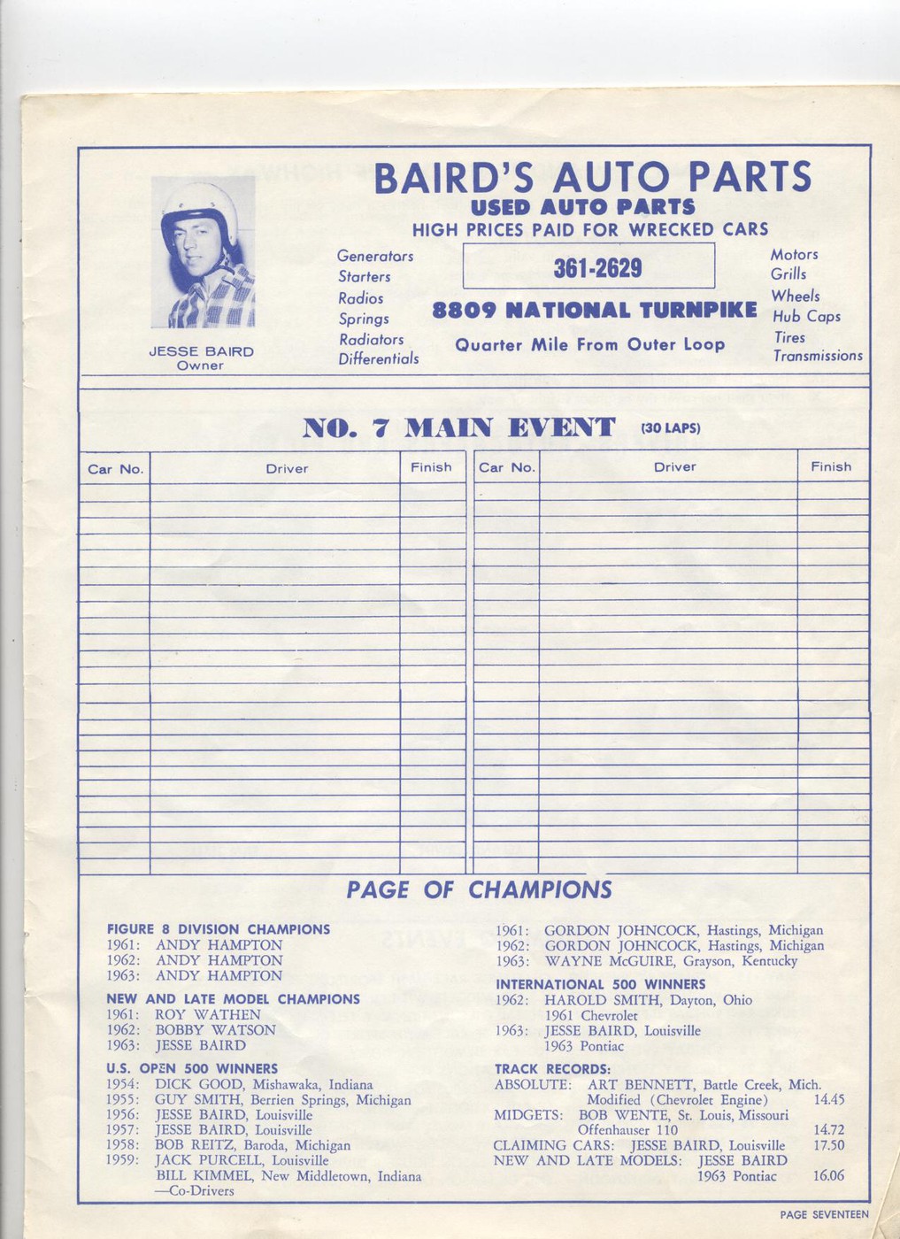 Photo: jack hall 3 055 | Jack Hall collection album | ALABAMA AUTO ...