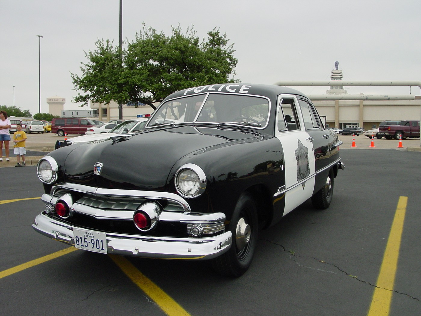 Photo: Garland, TX, Police. Freshly restored 1951 Ford, cloned to ...