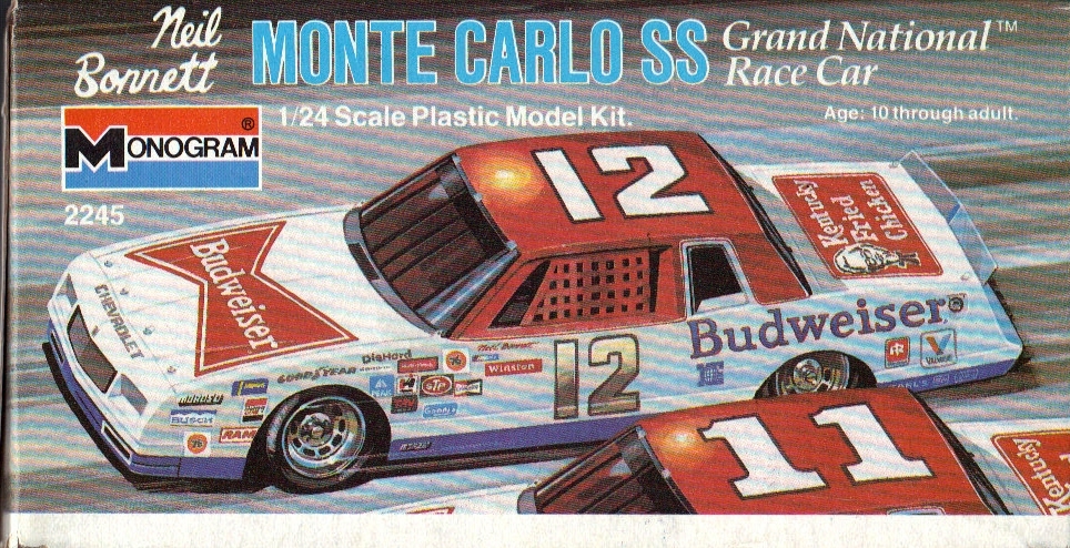MONOGRAM Monte Carlo SS Darrel Waltrip or Neil Bonnett Budweiser Grand ...