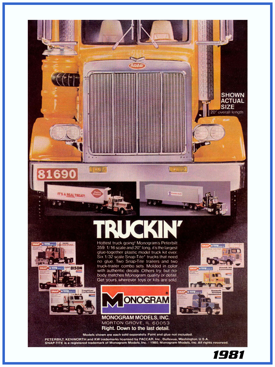 Monogram 1981 Ads album | Dutch Model Truck Club | Fotki.com, photo and video sharing made easy.