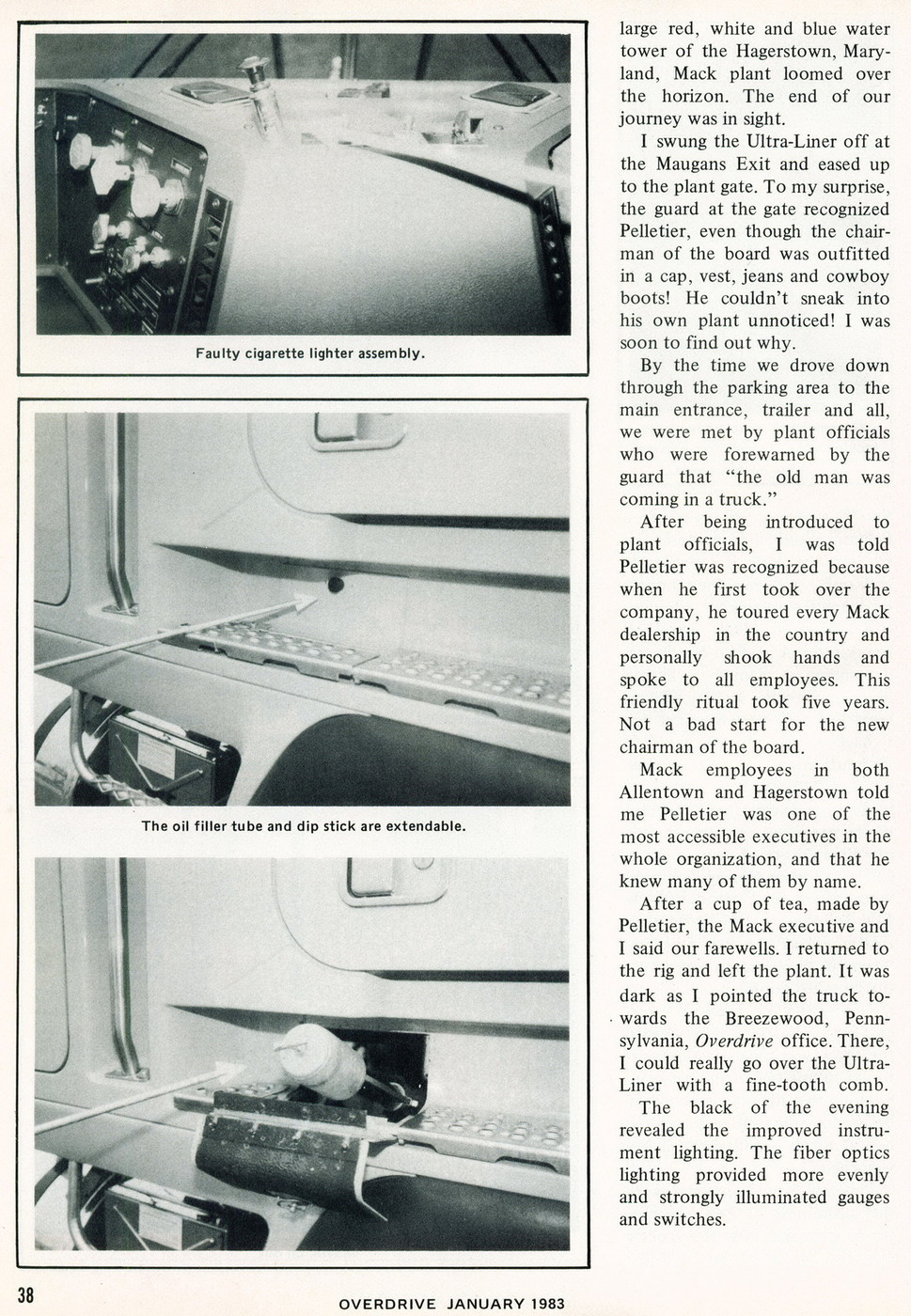 Photo: January 1983 Mack Ultraliner Report 5 | 01 Overdrive Magazine ...