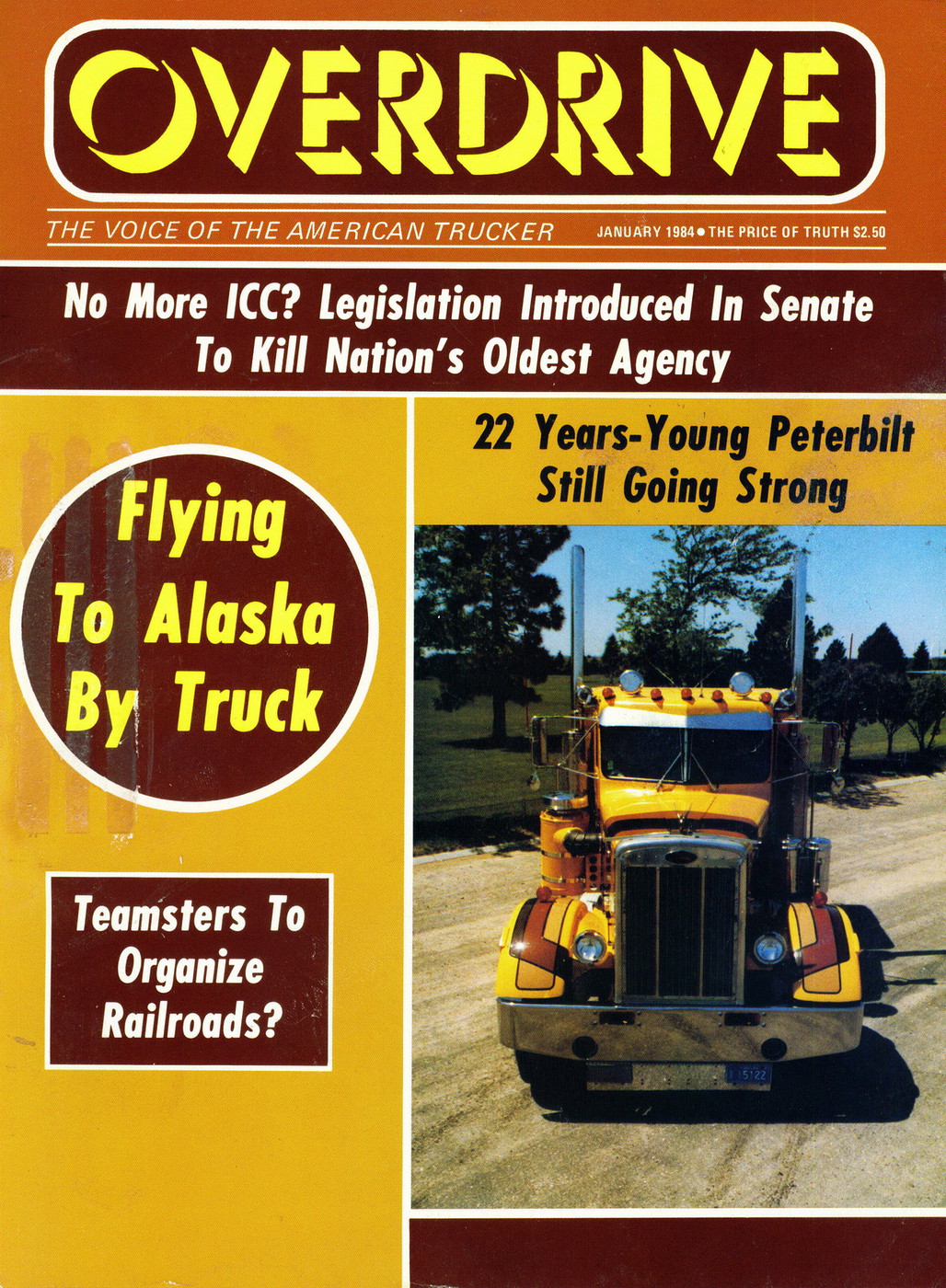 Photo: 01 January 1984 Front Cover | 01 Overdrive Magazine January 1984 ...