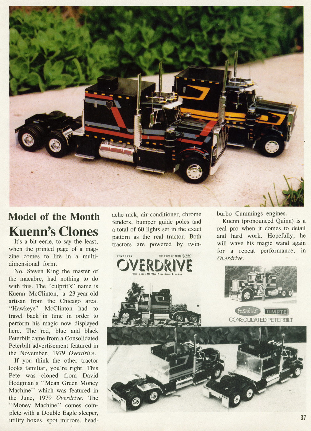 Photo: June-July 1986 Model of the Month | 06-07 Overdrive Magazine ...