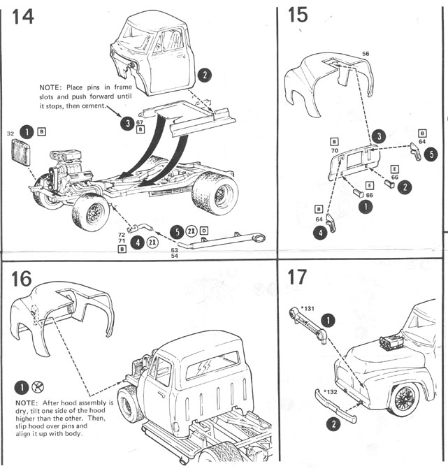 Photo: 1953FordPUSM05a-vi | MPC '53 Ford Flip Nose Pickup #099-2662 or ...