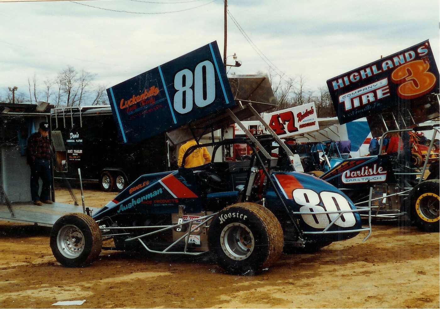 Photo: Silver Spring Speedway Pits, Super Sportsman Car 1987. | My ...