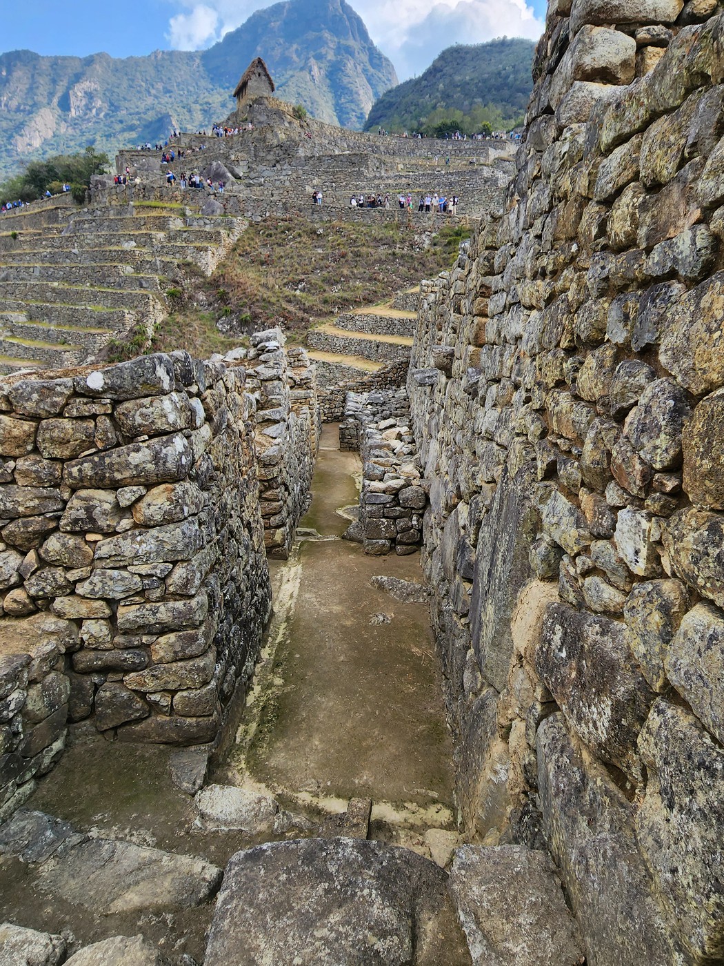 Photo: View of Polished, Dry Stone Walls Line the Walkways in the ...