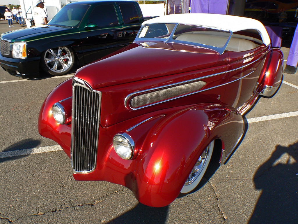 Photo: Dore36B-01 | Rick Dore 1936 Ford Roadster Fadeaway Fenders album ...