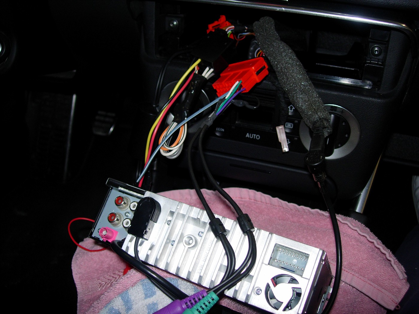 Photo: Back of radio - ready for final test connections | Radio album ...