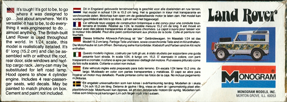 Photo: 2279-4s | MONOGRAM Land Rover #2279 album | DRASTIC PLASTICS ...