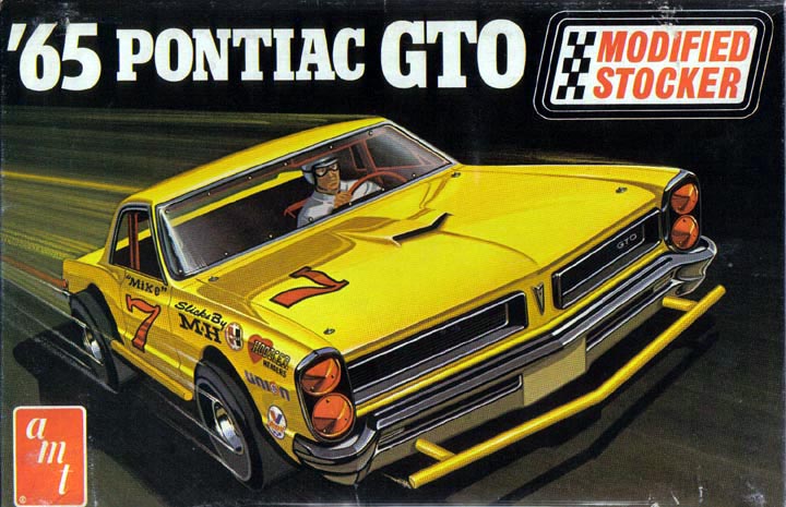 Photo: 1965 Pontiac GTO Modified | AMT Track Racers Box top only album ...