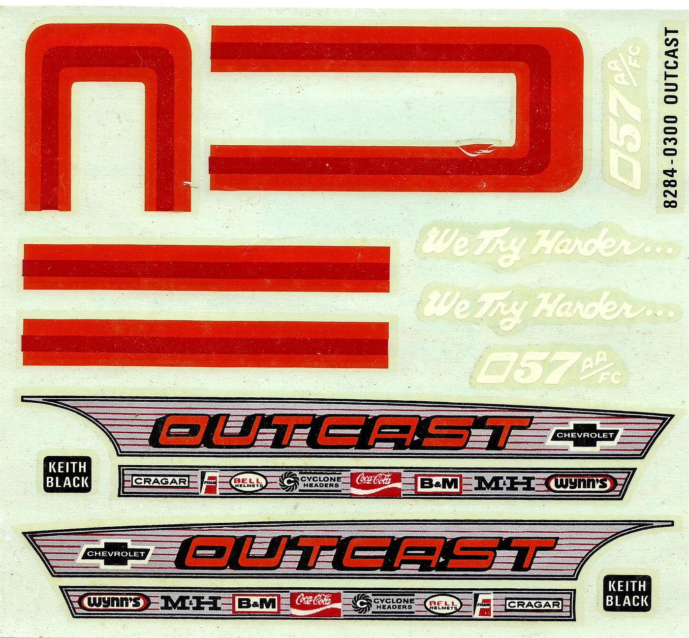 MONOGRAM OUTCAST '57 Chevy Funny Car #8284-0270 album | DRASTIC ...