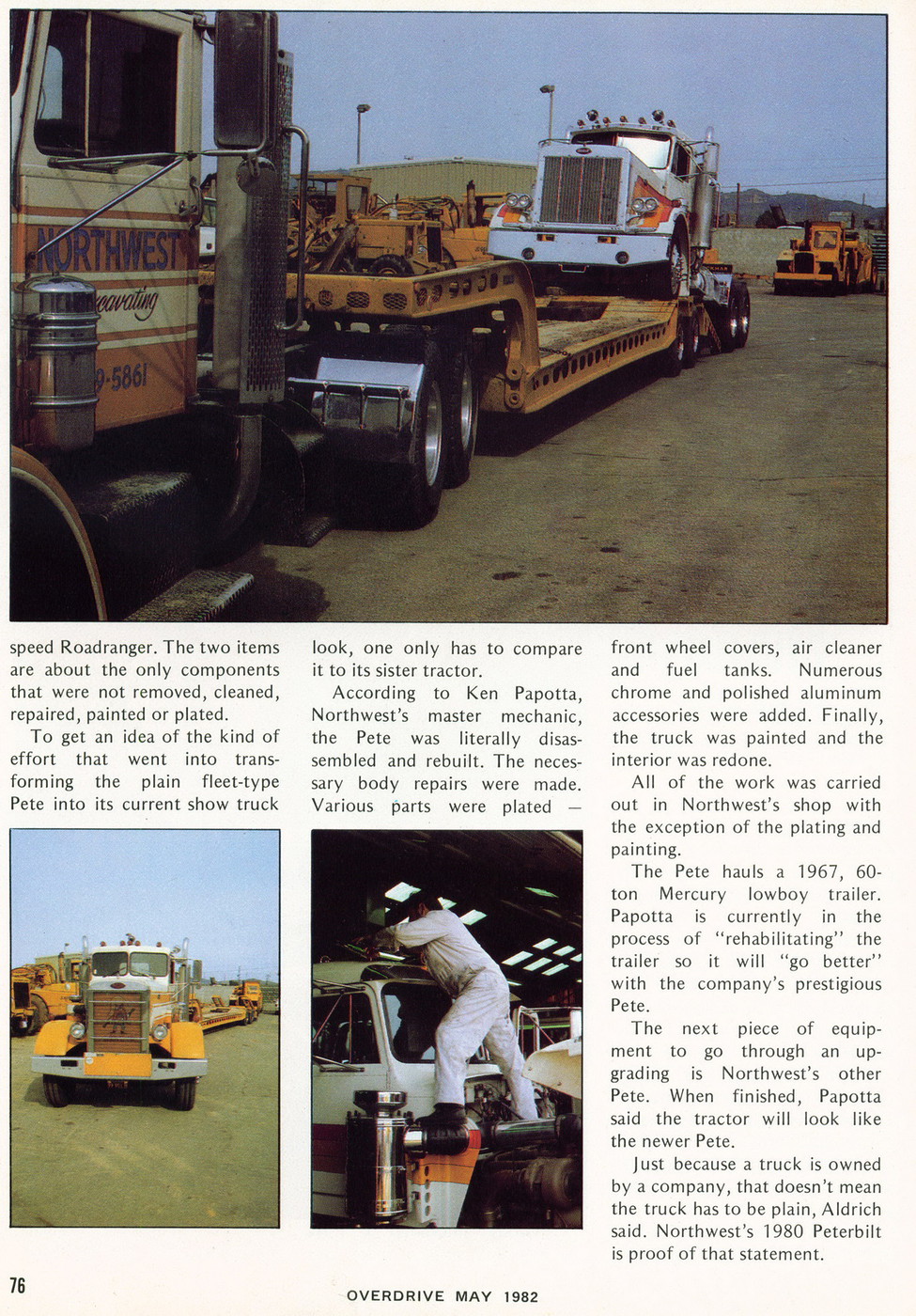 Photo: May 1982 1st Runner-up b | 05 Overdrive Magazine May 1982 album ...