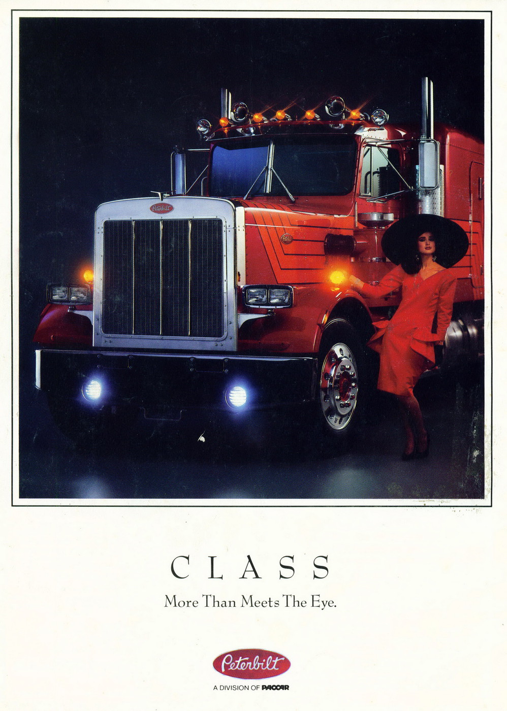 Photo: Peterbilt Ad Back Cover for Jan, | 01 Overdrive Magazine January ...