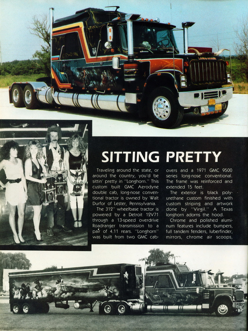 Photo: February 1986 Customed GMC 1 | 02 Overdrive Magazine February ...