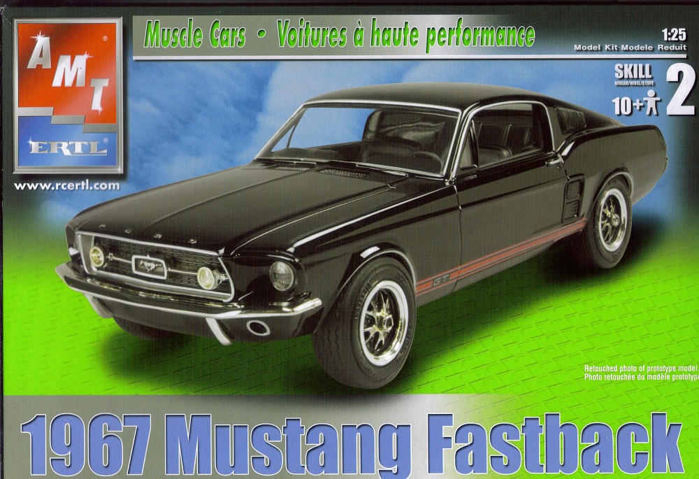 Photo: 67Stang-BoxTop | AMT 1967 Mustang Fastback #31550 album ...