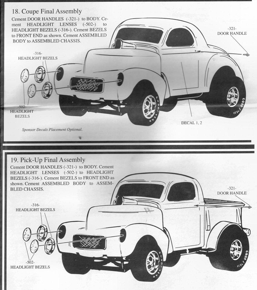 Photo: 40 Willys 6b | AMT 1940 Willys Coupe #38529 album | DRASTIC ...