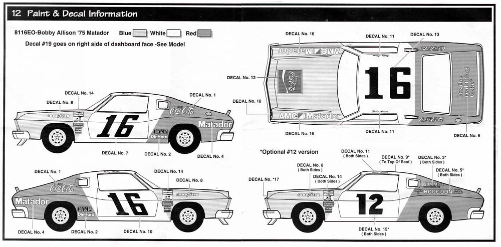 Photo: 1975 AMC Matador Bobby Allison s A011 | AMT Bobby Allison's 1975 ...