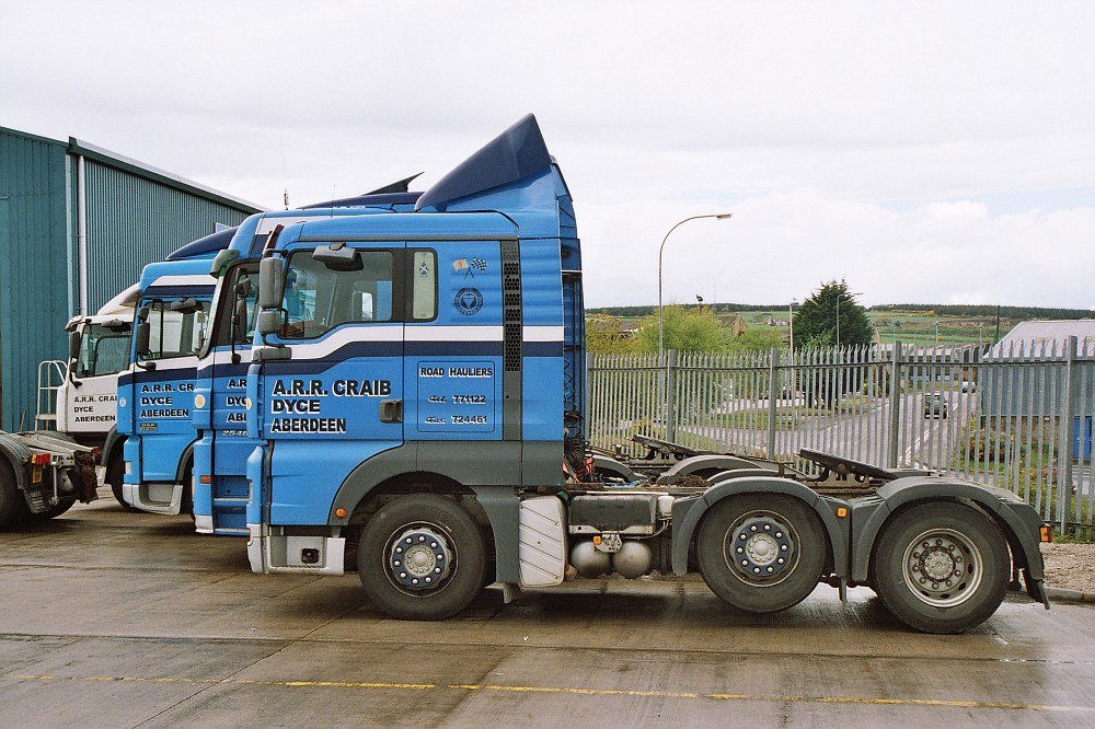 Photo: Fleet line up | A. R. R.Craib Transport Ltd, Dyce, Aberdeen ...