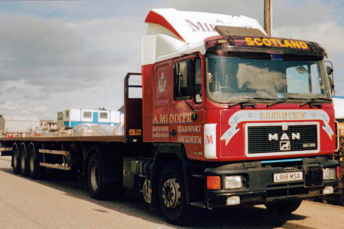 Photo: L818 MSA MAN 17.372 4x2 unit | A. Middler Transport, Tarland ...