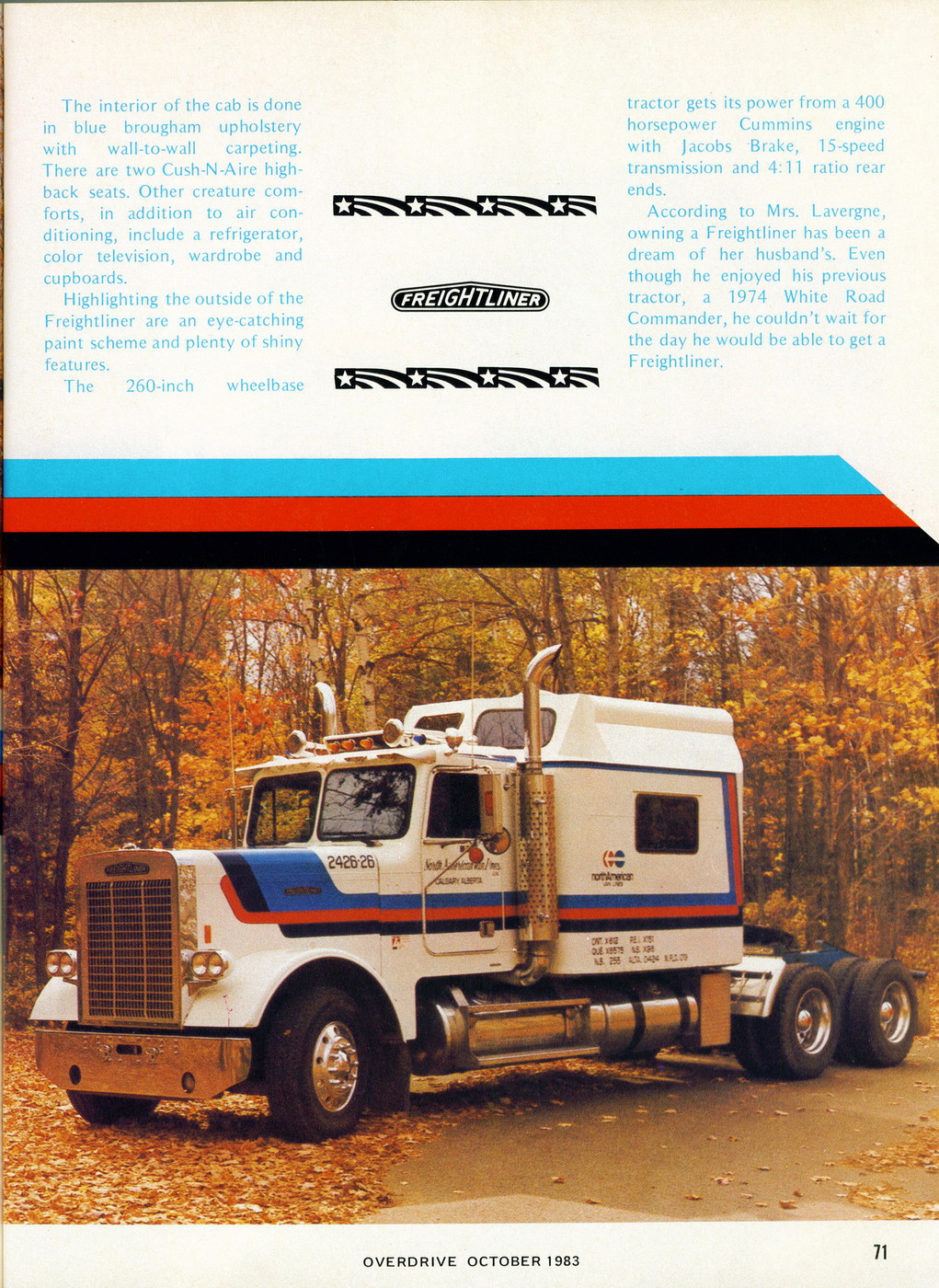 Photo: October 1983 Tractor of the Month b | 10 Overdrive Magazine ...