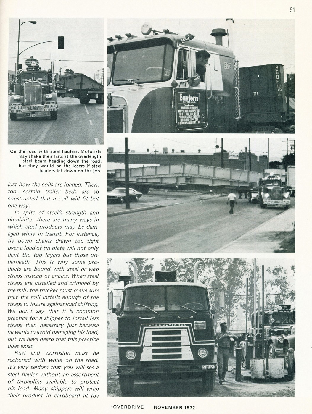 Photo: November 1972 Steel Haulers 10 | 11 Overdrive Magazine November ...