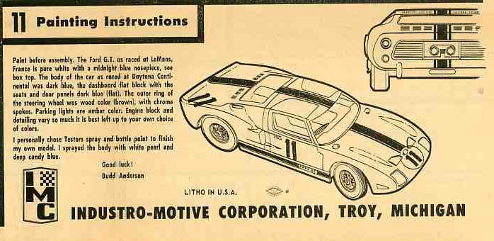 Photo: Ford GT IMC 12 | IMC Ford GT album | DRASTIC PLASTICS MODEL CAR ...