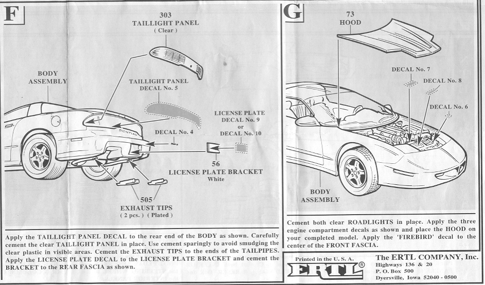 Photo: AMT06562N | AMT 1995 Pontiac Firebird Formula #6562 album ...