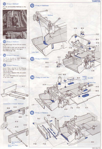Photo: Lola instructions 0007 | Tamiya Lola T-70 Mk III 1:12 scale ...