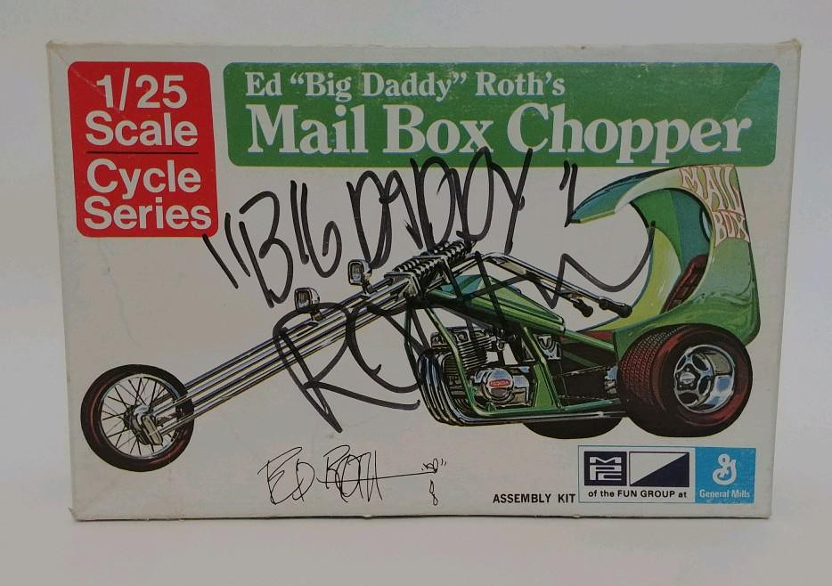 Photo: AUTOGRAPHED MAILBOX CHOPPER KIT | THE ROTH FILES...Mothers Rat ...