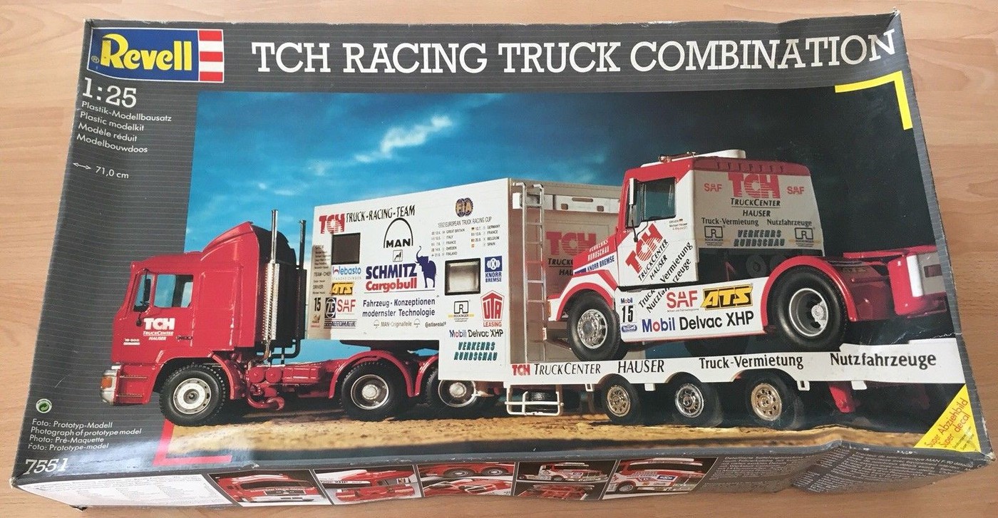 07551 MAN F90 with trailer and phoenix race truck Revell 1-24 album ...
