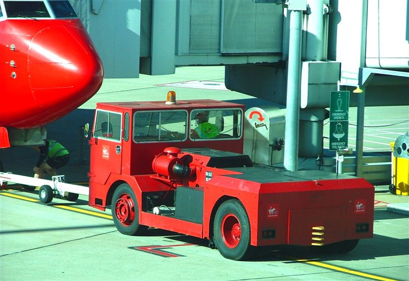 Photo: Traditional Push Tractor | Brisbane Airport album | ooO(PETER ...