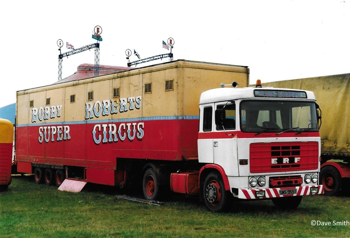Photo: SMS955T ERF Bobby Robert's Circus. Who was the original owner of ...