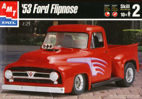 Photo: 1953 Ford Flipnose | AMT Pickup Truck and SUV Box tops only ...
