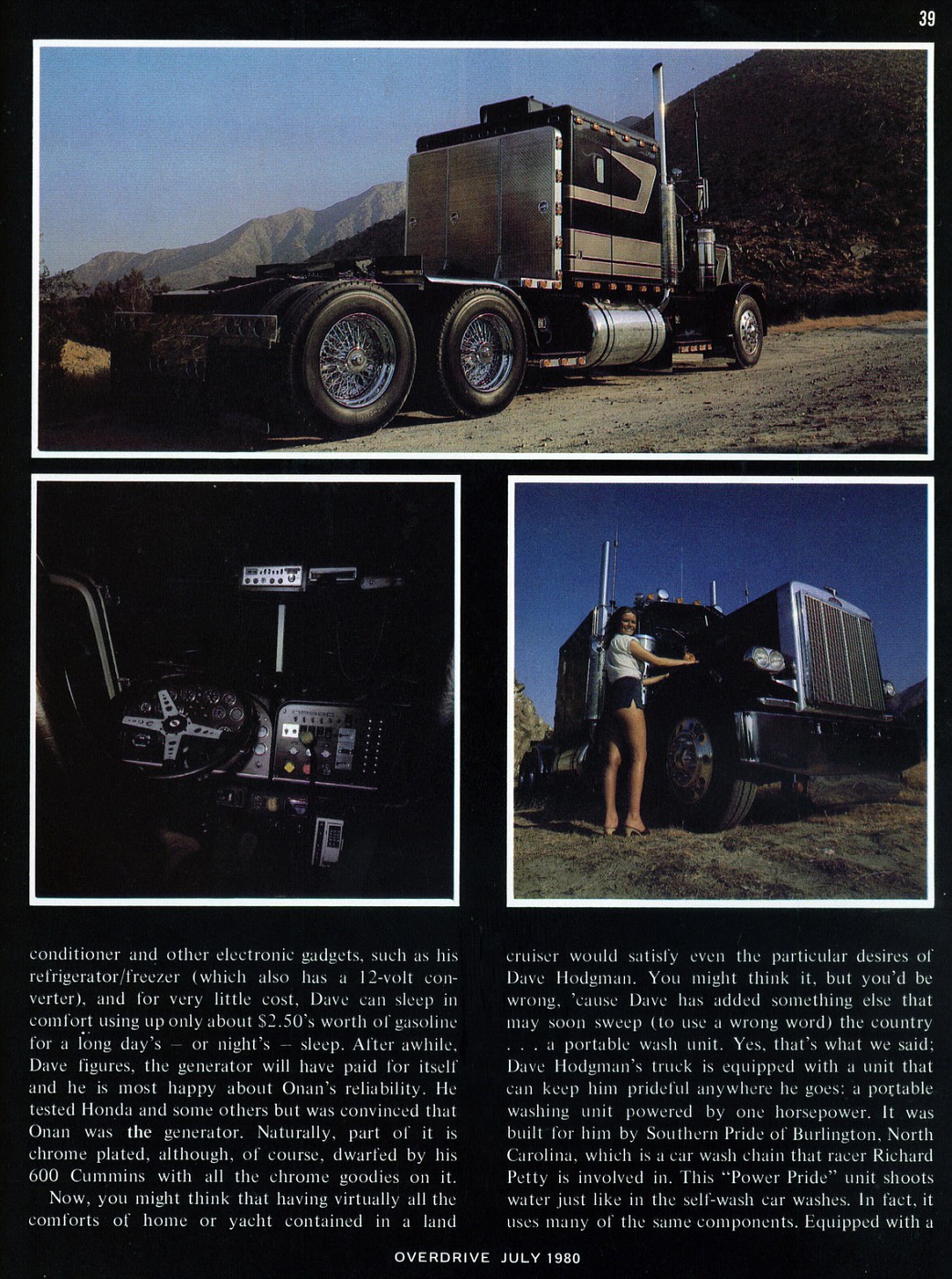 Photo: July 1980 Cover Story 4 | 07 Overdrive Magazine July 1980 album ...