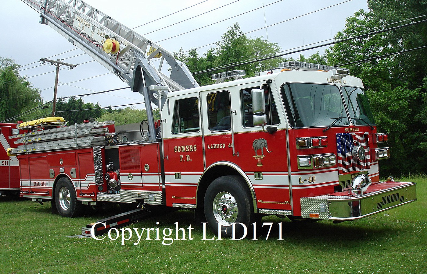 Photo: Ladder 48 | Somers album | Westchester County Fire Apparatus ...