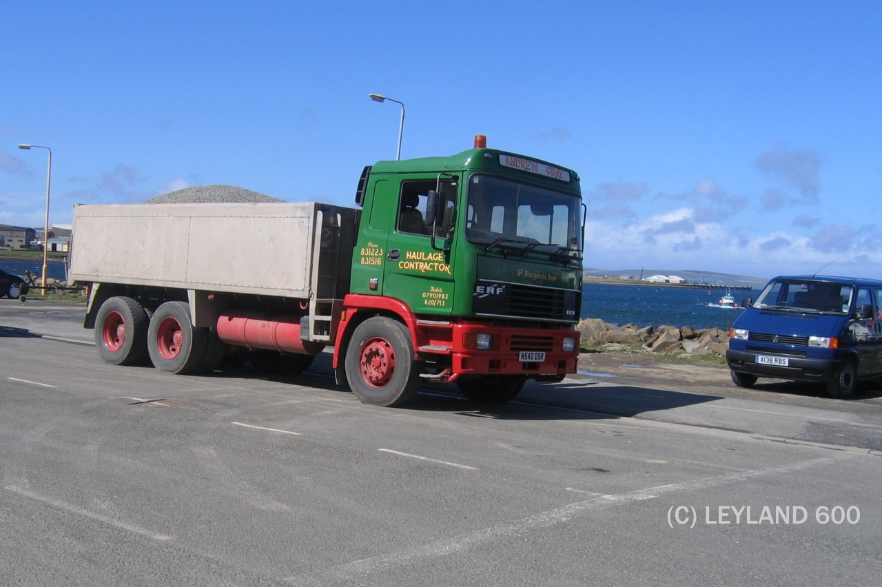 Photo: N540DSR ERF EC10 Andrew Gray | ORKNEY LORRIES album | Boballoa ...