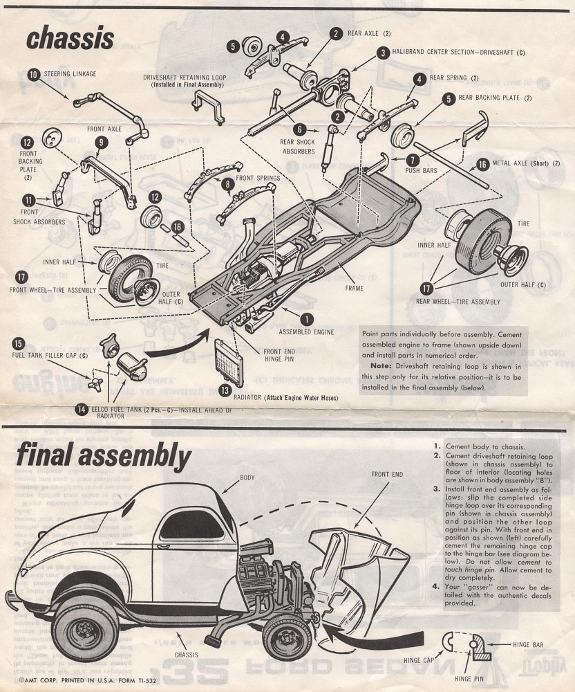 Photo: AMT40Willyspg3 | AMT '40 Willys Coupe - '32 Ford Sedan DOUBLE ...