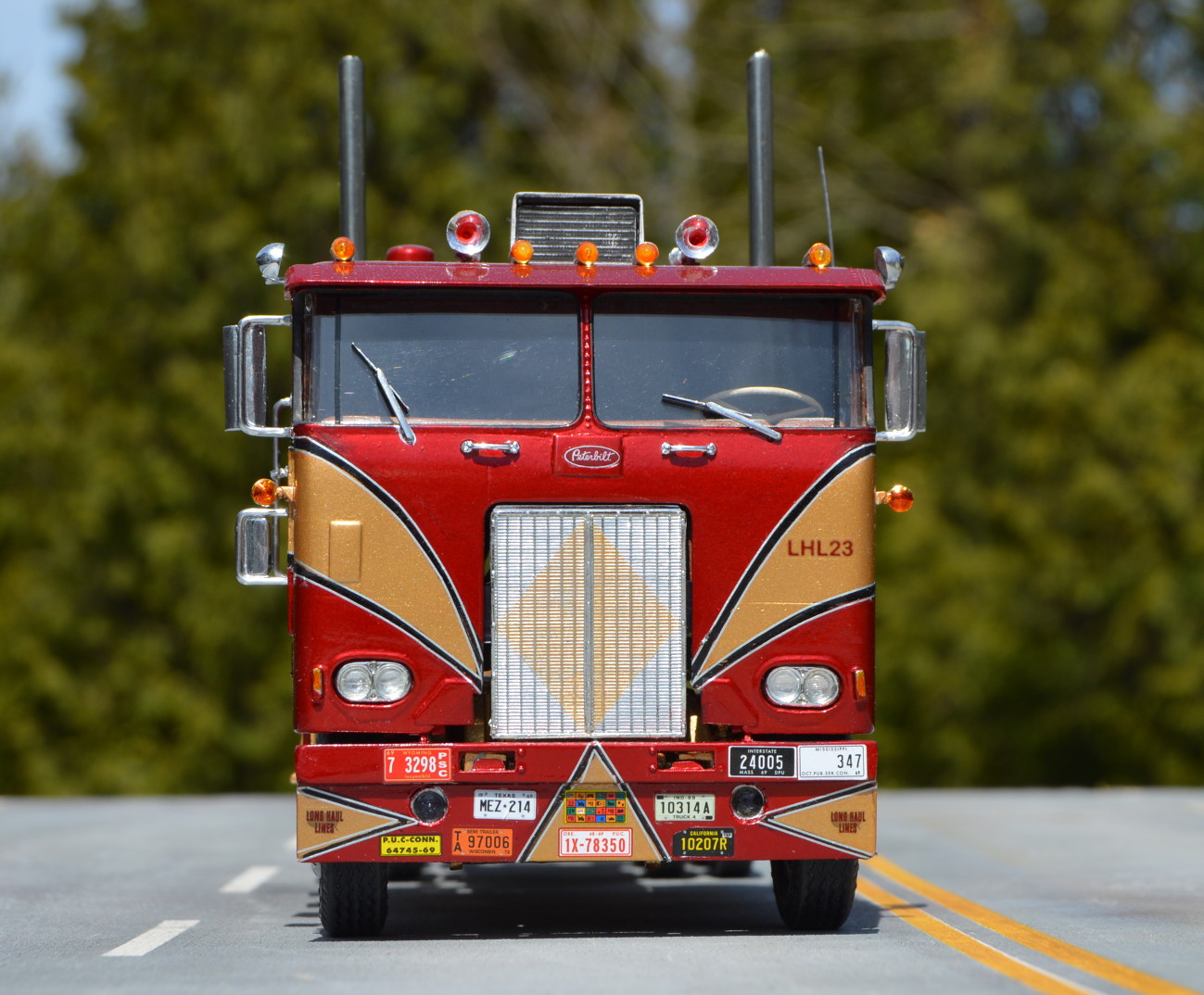 Photo: 1967 Peterbilt 352 | Red and Gold 352 Mid 1960's COE album ...