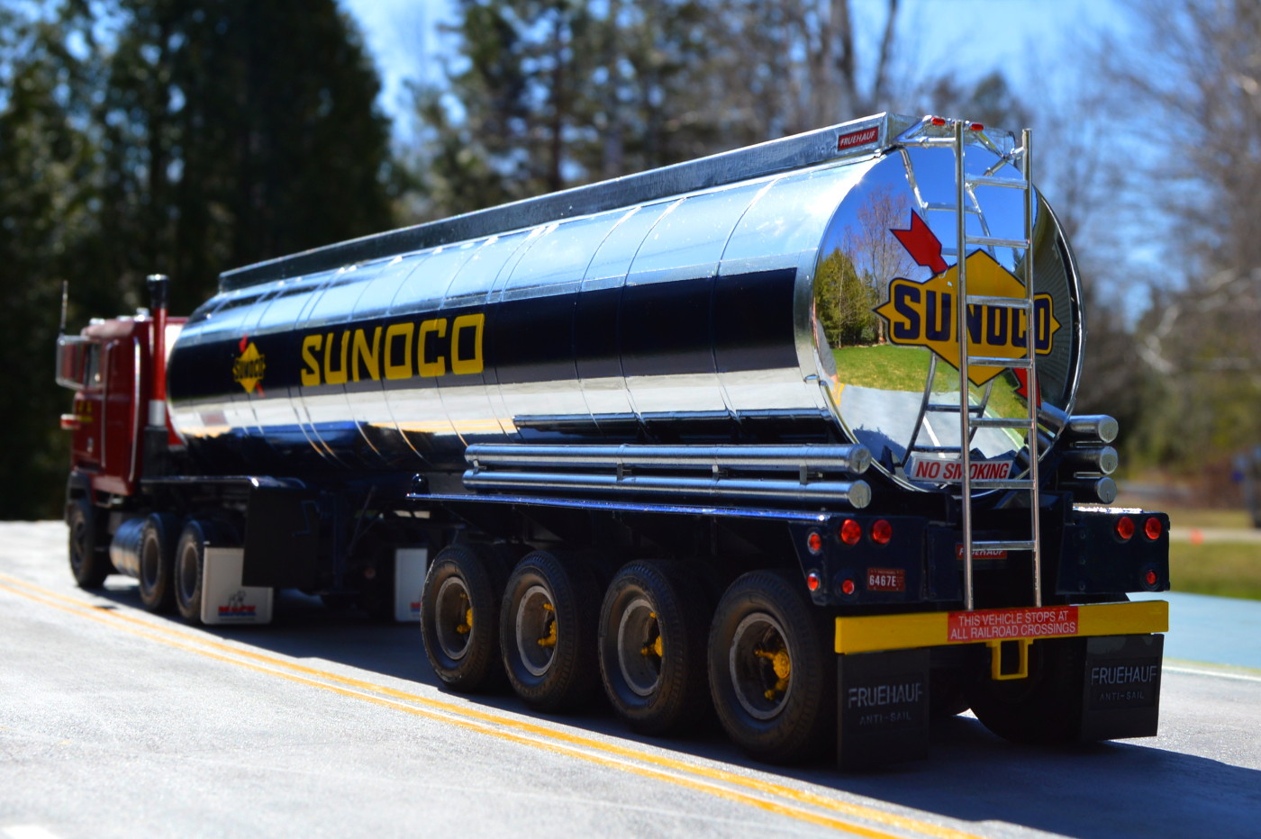 Photo: DSC 0145 Sunoco 4 axle tanker 5 8 22 wih 2006 built Mack ...